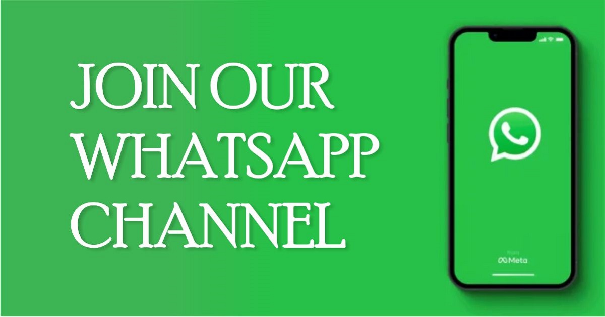 Subscribe to our Whatsapp Channel